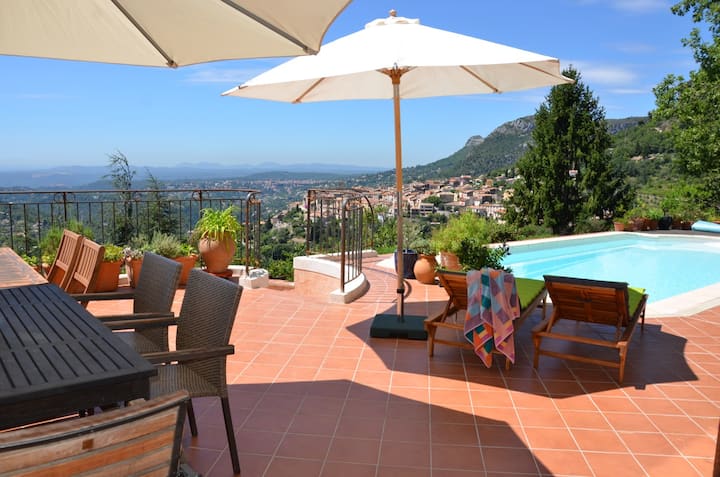 Villa Panorama à Saint-jeannet, Avec Piscine - Vence
