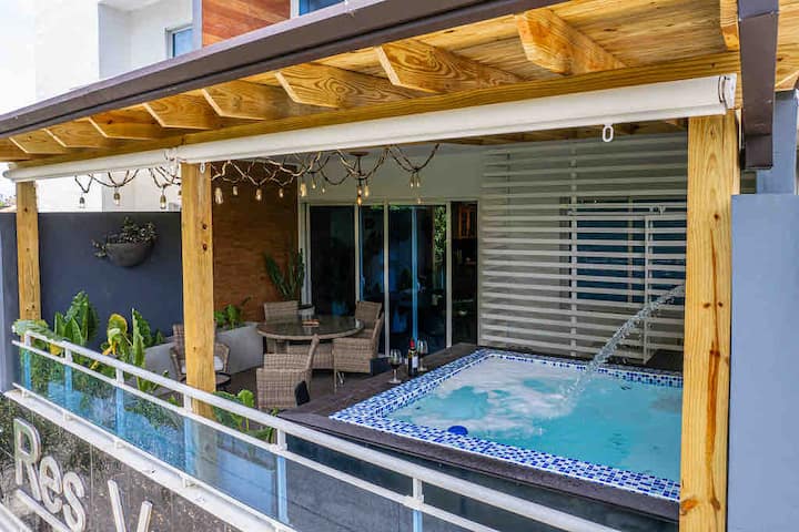 Lujoso Apt1 Hab,terraza, Jacuzzi Privado Y Piscina - Santo Domingo (Dominican Republic)