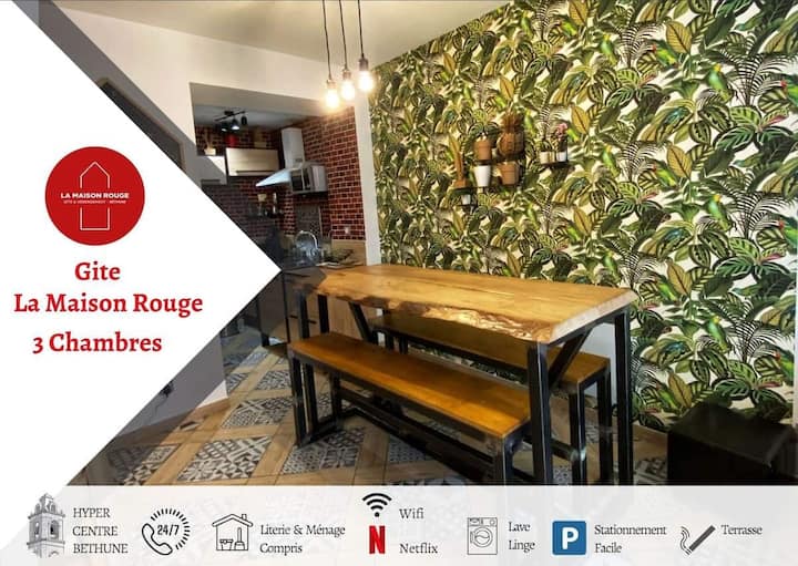 Gîte La Maison Rouge Béthune - Béthune