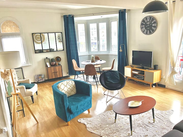 Le Cocon Briochin, Grand Appartement Au Cœur De Stb - Saint-Brieuc