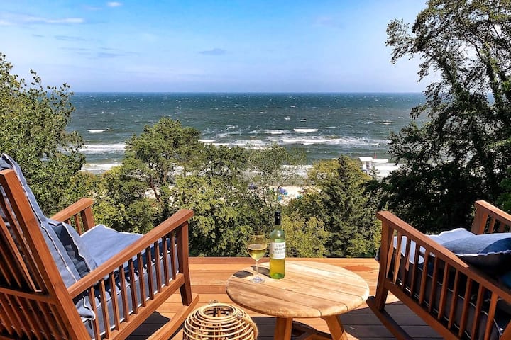 „Villa Meeresstern“ - Strand-juwel Mit Aussicht - Heringsdorf