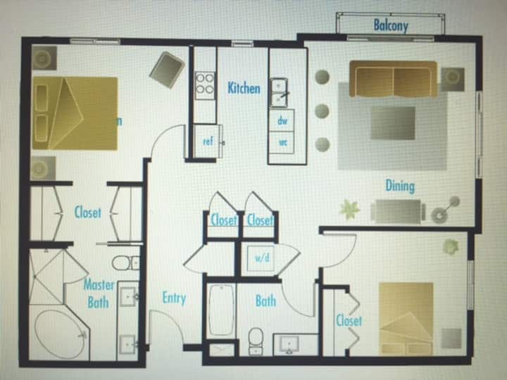 Super Bowl Santana Row Apartment - Saratoga, CA
