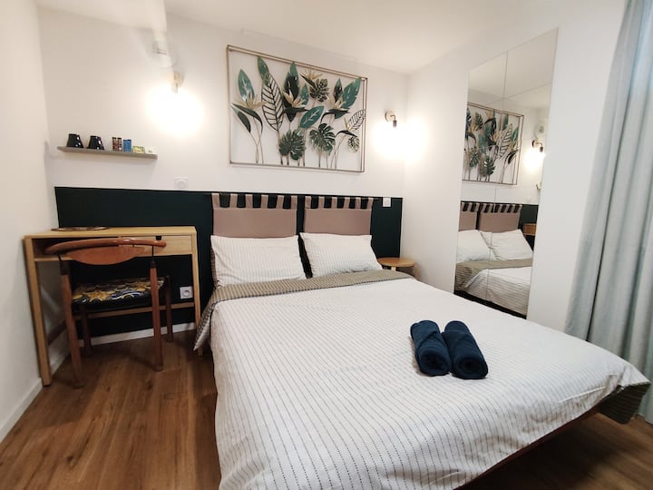 Chambre Avec Sdb Privée - Quartier Calme En Ville - Caen