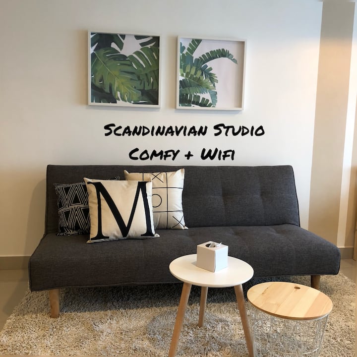Travellers Scandinavian Studio | Wifi | 7-11 - Petaling Jaya