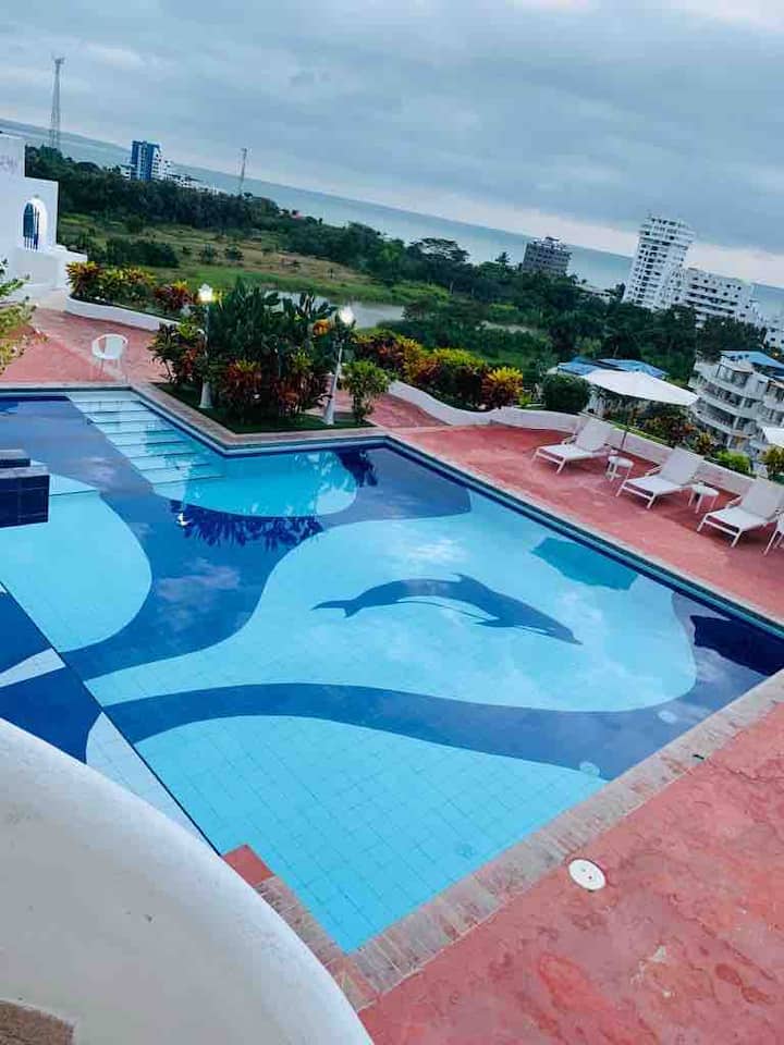 Lindo Departamento Con A/c En Casa Blanca - Atacames Cantón