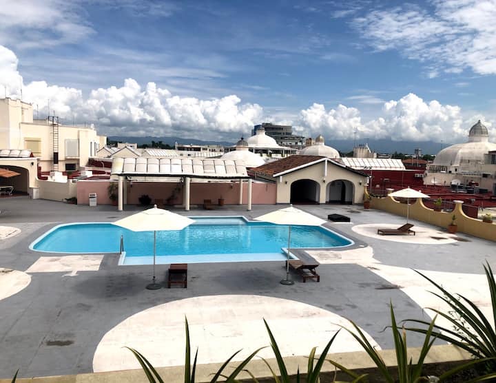 Loft Marina Vallarta ❄️🛒👮🏻‍♂️🏊📶📺🍳 - Puerto Vallarta