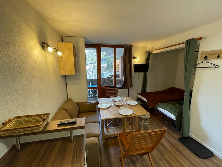 Studio Cosy Aux Pieds Des Pistes - Modane