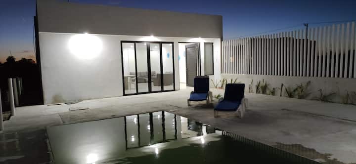 Casa De Playa A 50 Metros De La Playa A/a, Wi-fi - Yucatán