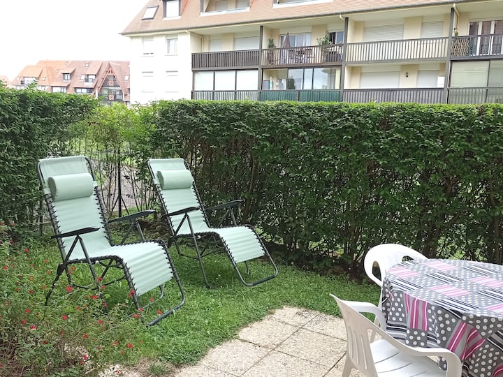 T2 Rez De Jardin Terrasse, à 5min De La Mer à Pied - Plage de Villers-sur-Mer