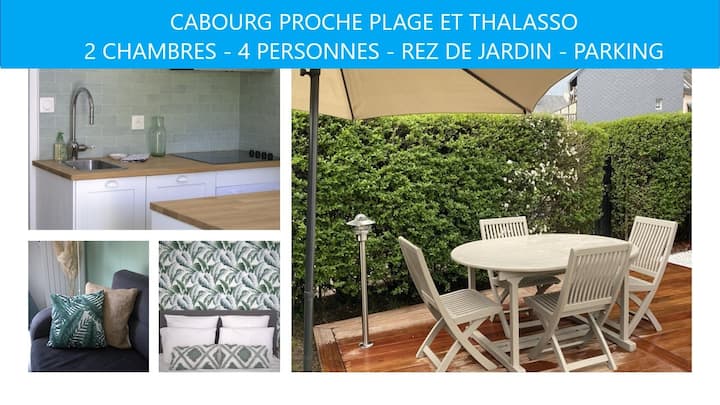 Cottage De Plage Cabourg  Rez De Jardin 4 Pers - Cabourg