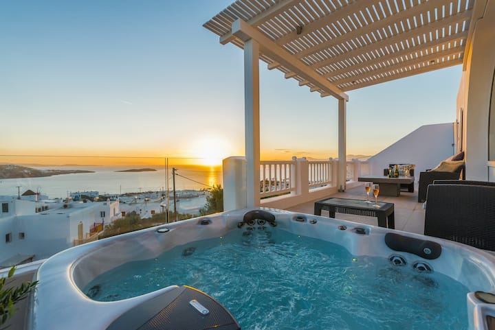 D'angelo Hilltop Oasis In Town - Mykonos