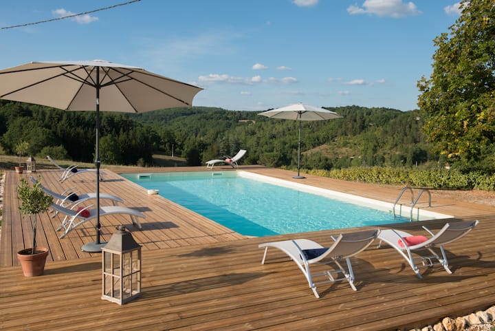 La Fleurieu Luxury Conversion Exceptional Views - Puy-l'Évêque