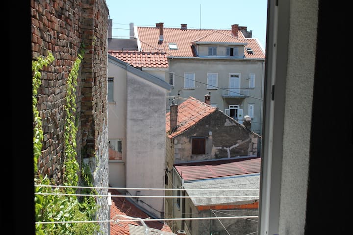 Old Roof View - Split