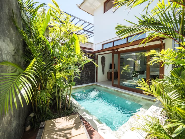 1 Br Tropical Villa, 5 Mins Walk To Canggu Beach - Canggu