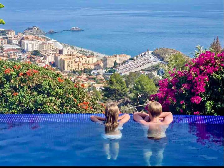 Villa Madrugada With Fantastic Panoramic Pool - Almuñécar