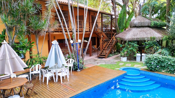 Suit2 Ampla Térrea ,Casa Só Hóspede,proxvila,praia - Ilhabela