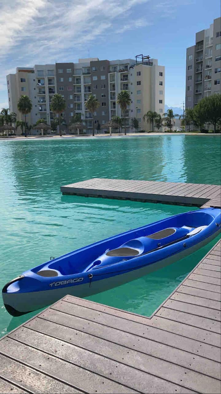 Lakeview Stay + Pool • 15 Min From Airport - Monterrey Airport (MTY)