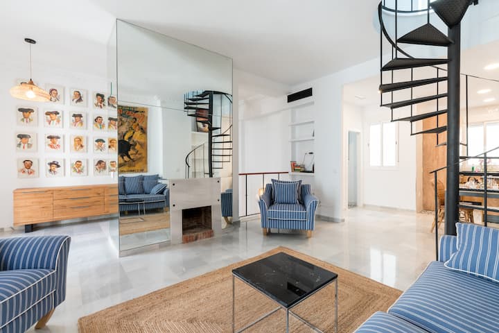 Alfaqueque. 1-bedroom, Private Terrace, Solarium - Aéroport de Séville (SVQ)