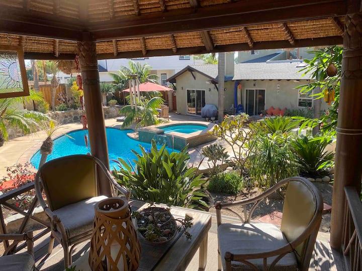 Paradise Retreat - Private Pool & Spa By The Beach - Carlsbad, CA