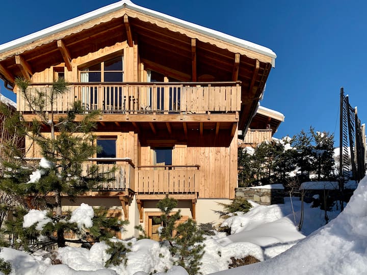 Luxueux Chalet Coton 8 P Dans Village Authentique - Les Menuires