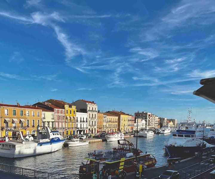 Appartement Haussmanien Climatisé Grand Canal Sète - Frontignan