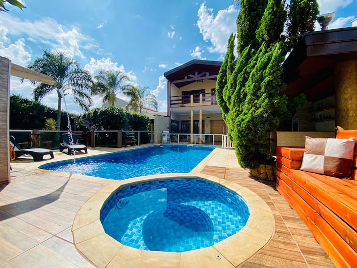 Linda Casa De Lazer Completa. - Sumaré