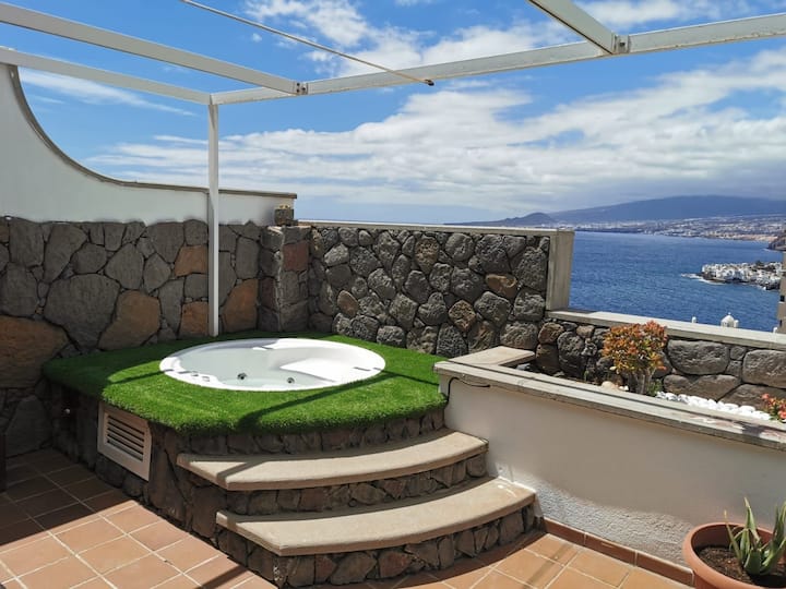 Apartamento Con Vistas Al Mar Y Jacuzzi Privado - Tenerife