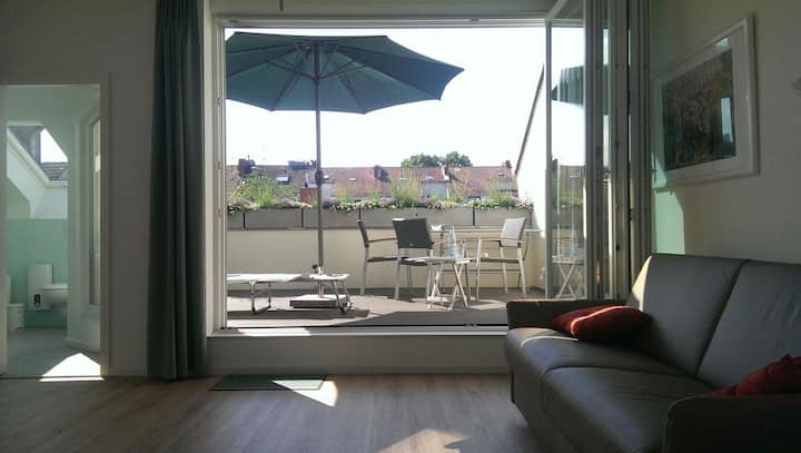 Helles Apartment Mit Dachterrasse - Bremen