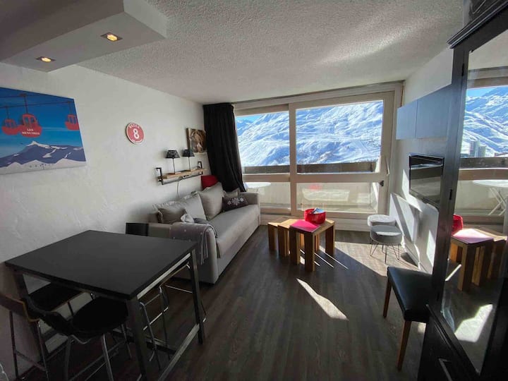 Brelin Studio Avec Superbe Vue - Les Menuires