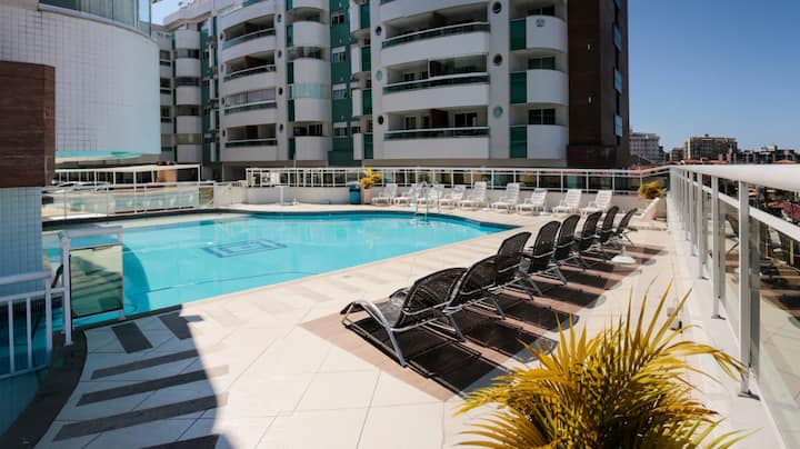 Apt C/ Piscina E Churrasqueira Próx Praia Do Forte - Cabo Frio