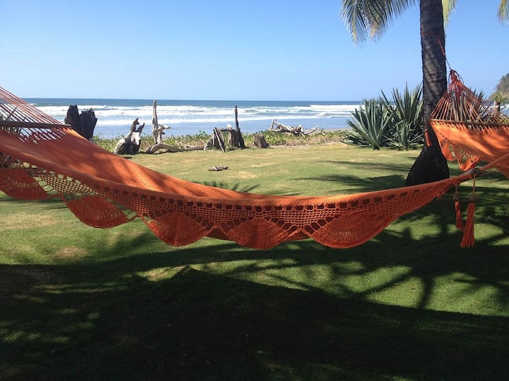 Beautiful Beachfront Property In  Playa San Miguel - Bejuco District