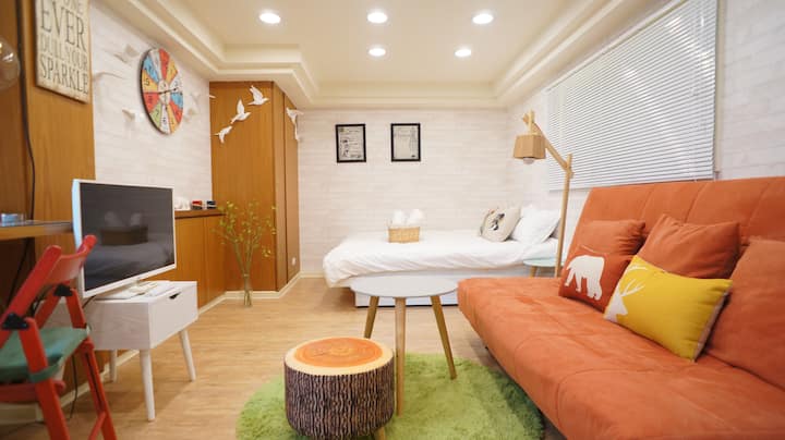 Wz-casa [Eden] Ximen Mrt 3mins 아름다운 西門町 Freewifi - 반차오 구