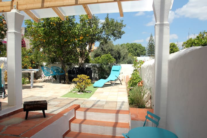 House In The Historic Center With Garden &Terrace - Santa Luzia