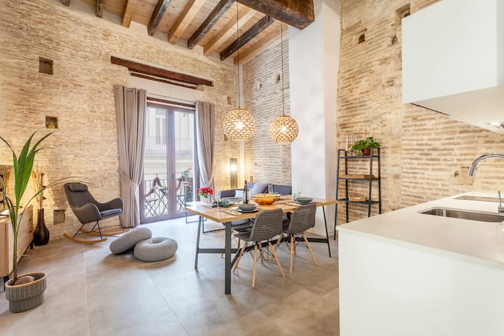 Bolseria 1890 - Apt 1  Stylish With Balcony - Valencia