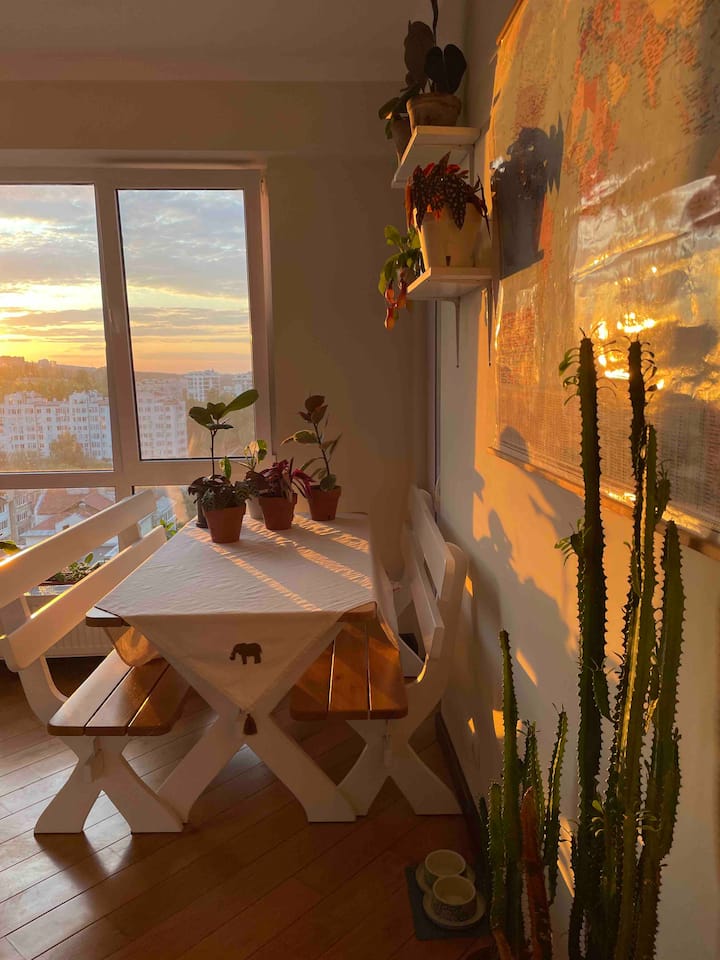 Your Cozy Home With A View Near The City Center! - Chișinău