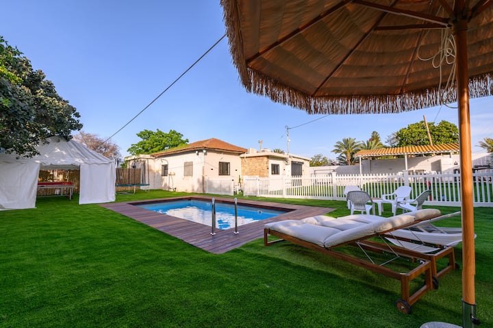 Ahuzat Anael Yavneel Villa Piscine Gd Jardin - Israël