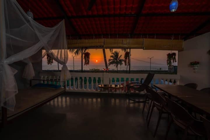 Saffron Villa - Mazzo Reef 3bhk Sea View With Pool - Alibag