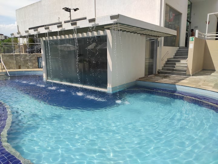 Condomínio Encantador Com Piscinas. - 칼다스 노바스