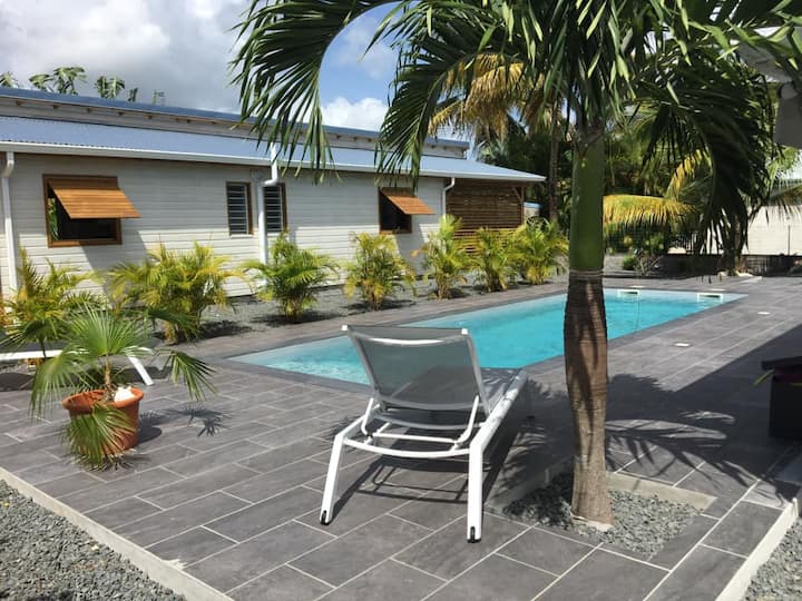 Gîtesti Boëk 2chambres, Piscine, Jacuzzi Partagés - Guadeloupe