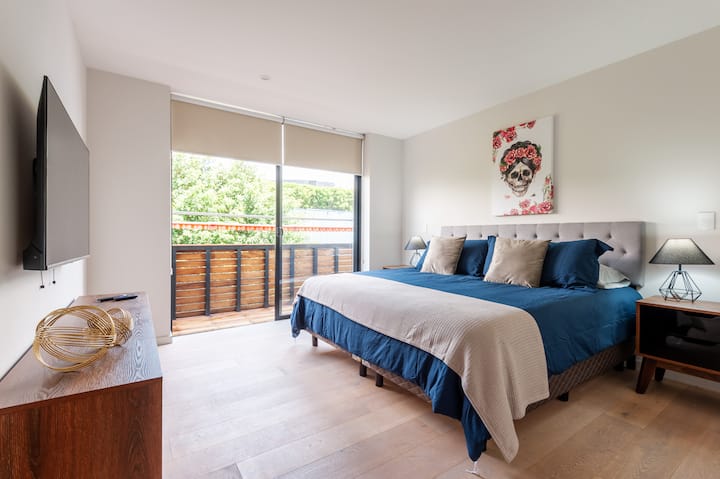 Modern Apt With 2 Bd 2.5 Baths And Private Terrace - Cidade do México