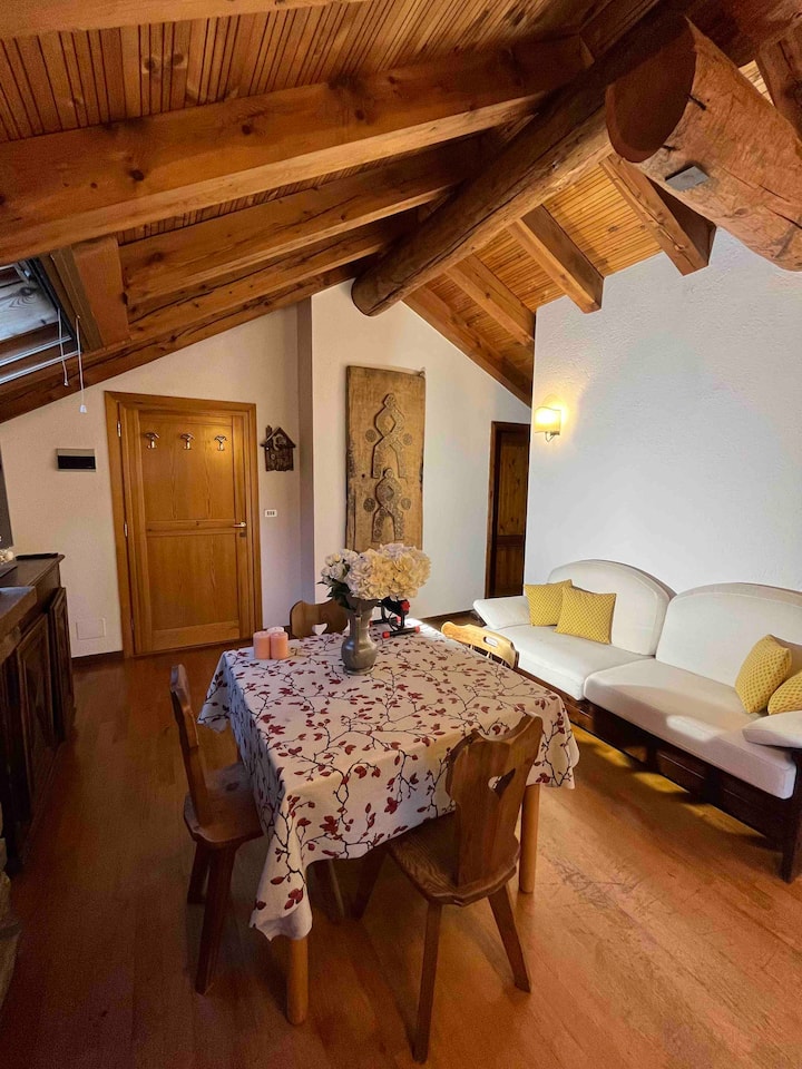 Chalet Blanc " La Mansarda" - Courmayeur