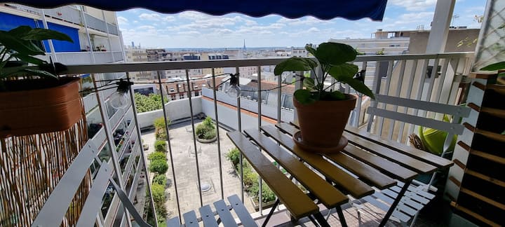 Paris: Studio De 34m² Avec Vue Sur La Tour Eiffel - ibis Styles Paris Nation Cours de Vincennes