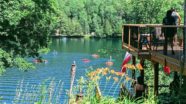 Hakuna Matata Chalet ~ Deluxe 4 Season Lake View ~ - Québec