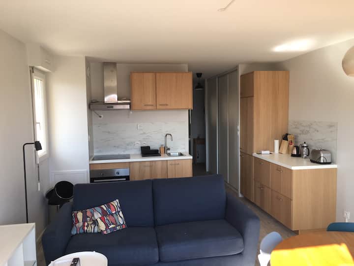 Appartement Hyper Centre Vue Mer 4pers + 2 - Équihen-Plage