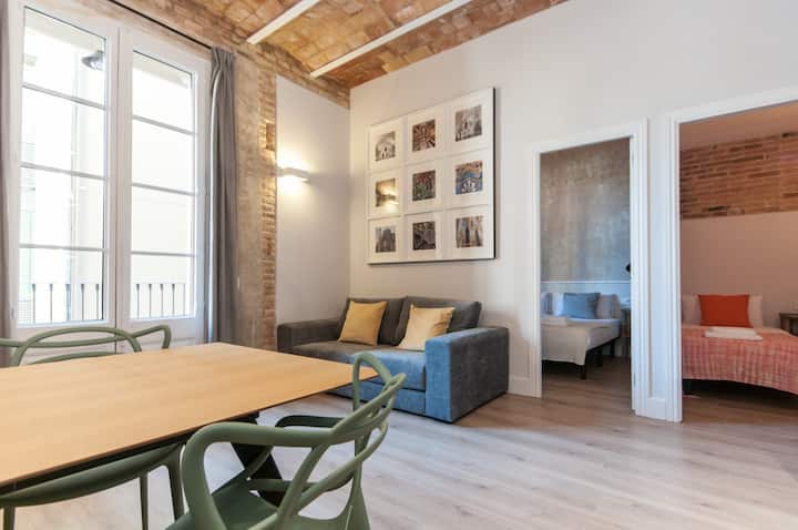 Suites Gv Sant Antoni - 2 Bedroom With Balcony - Barcelone