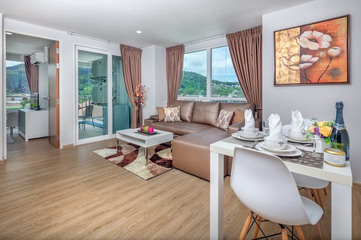 8th Floor Great Mountain View Apartment @ Kata - Kata Beach