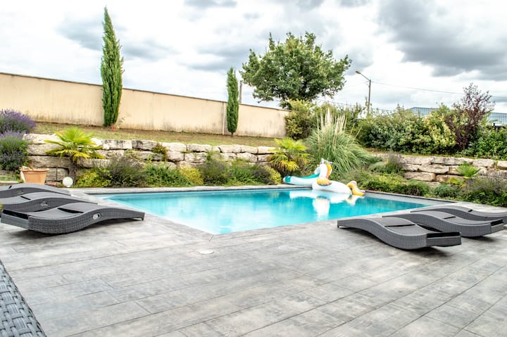 ❤️Magnifique Villa +260m2 Piscine Garage Parking - Villette-d'Anthon