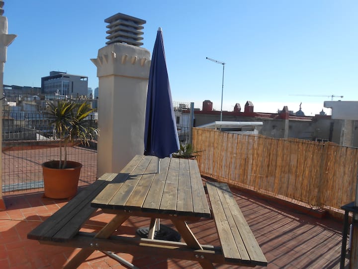 Apartment In Gothic With Terrace - La Barceloneta
