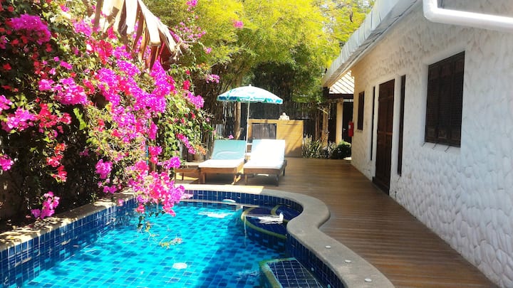 4 Private Pool Villa-walk To Beach-btc Resort 1 - Hua Hin