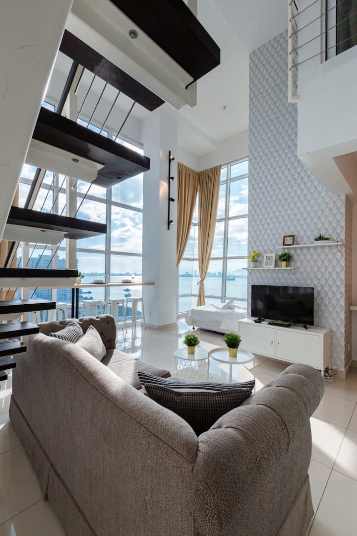 Fantastic Seaview @ The Moment @ Maritime Suite - Gelugor